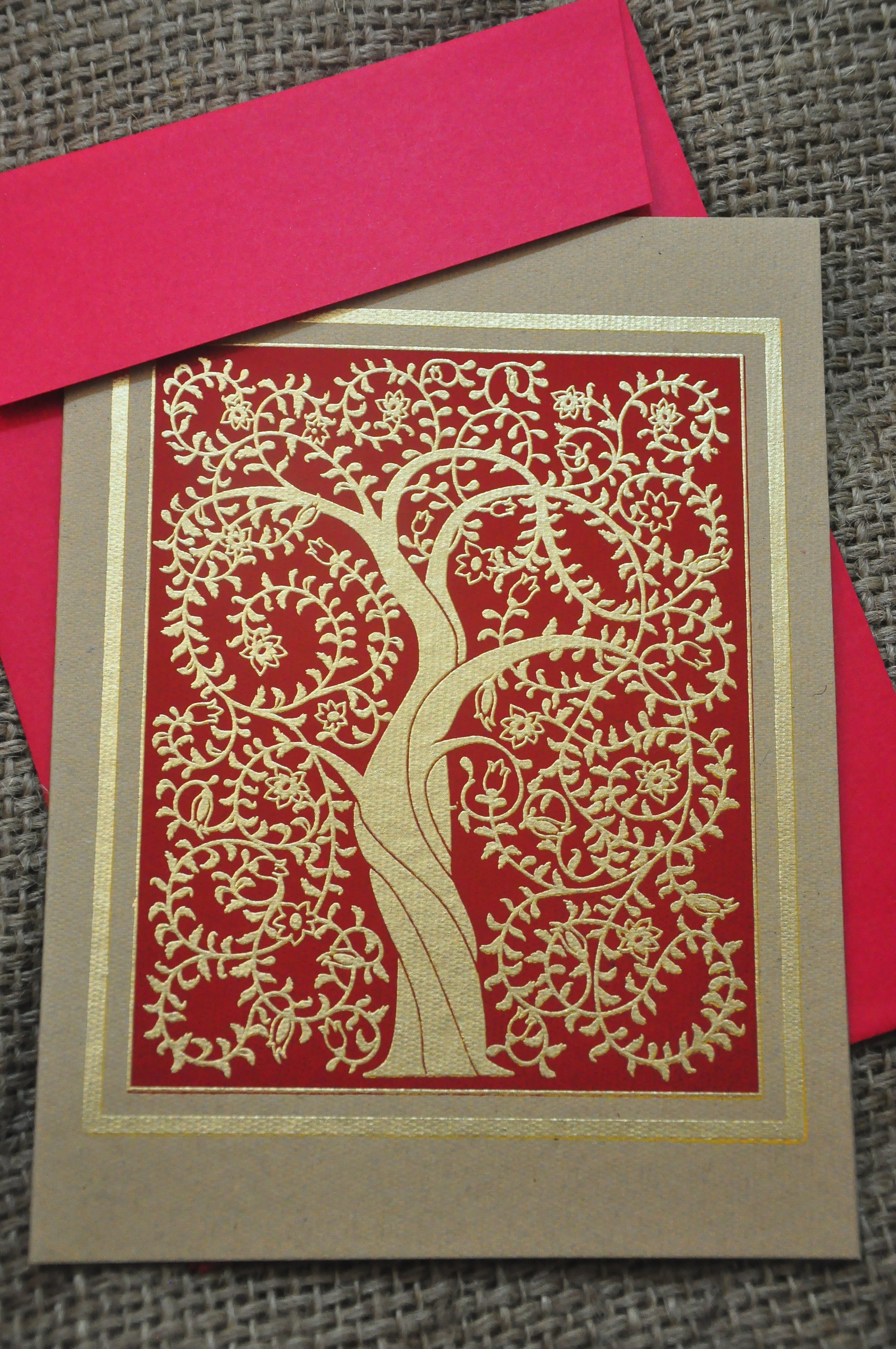 Tree of Life Card – Single – The Paper Place